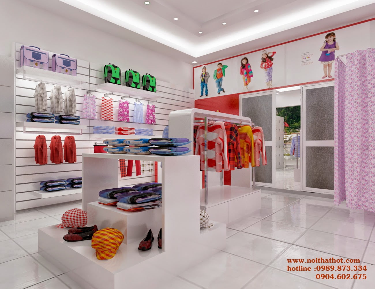 Thiết kế shop canifa kids - anh Thoan- TP Hạ Long