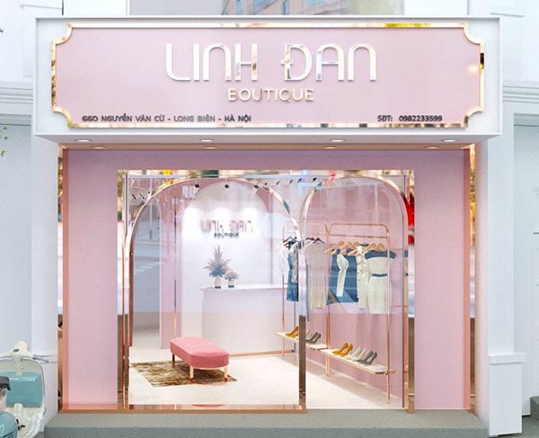 Shop thời trang nữ Linh Đan 20m2