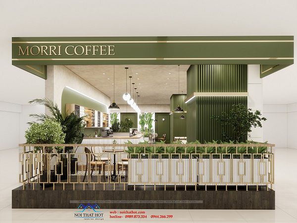 Thiết kế quán cafe Morri Coffee 120m2 - Royal City